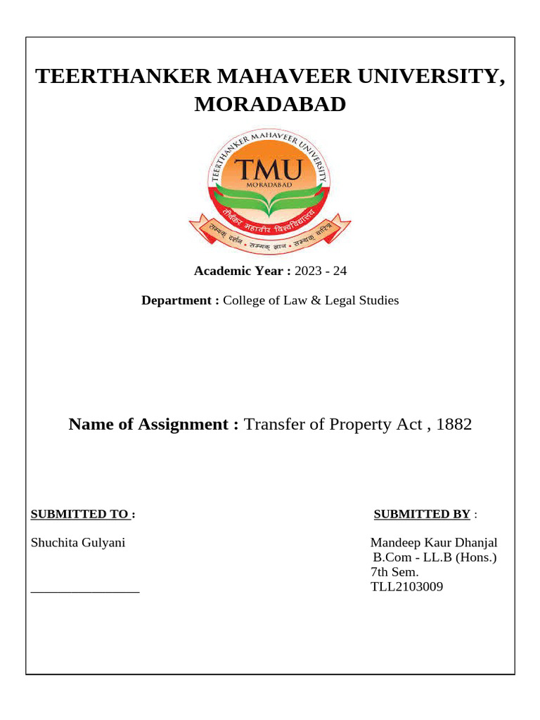 Front Page (Transfer) | PDF