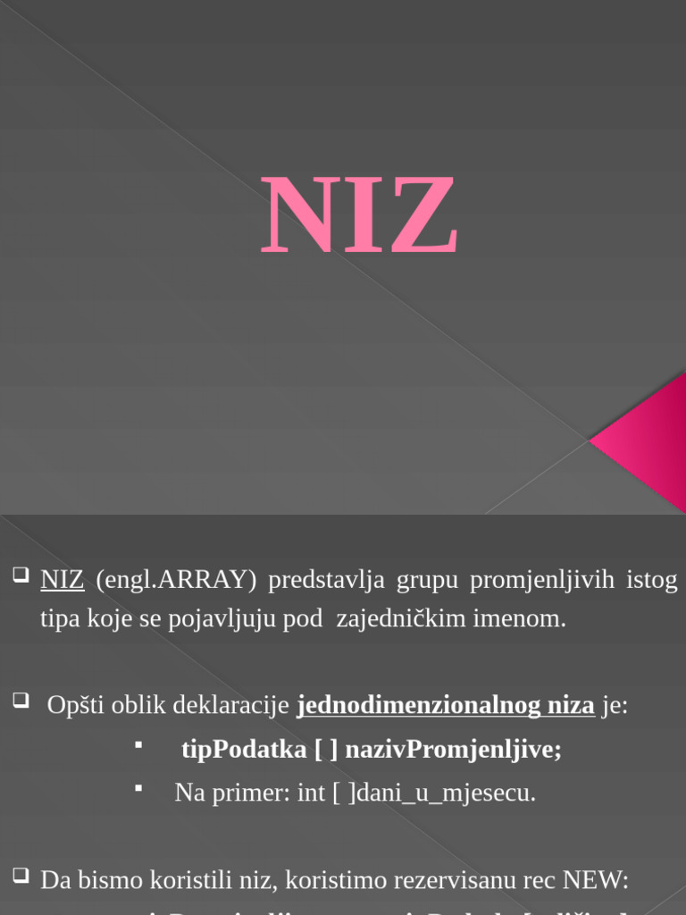 Niz | PDF