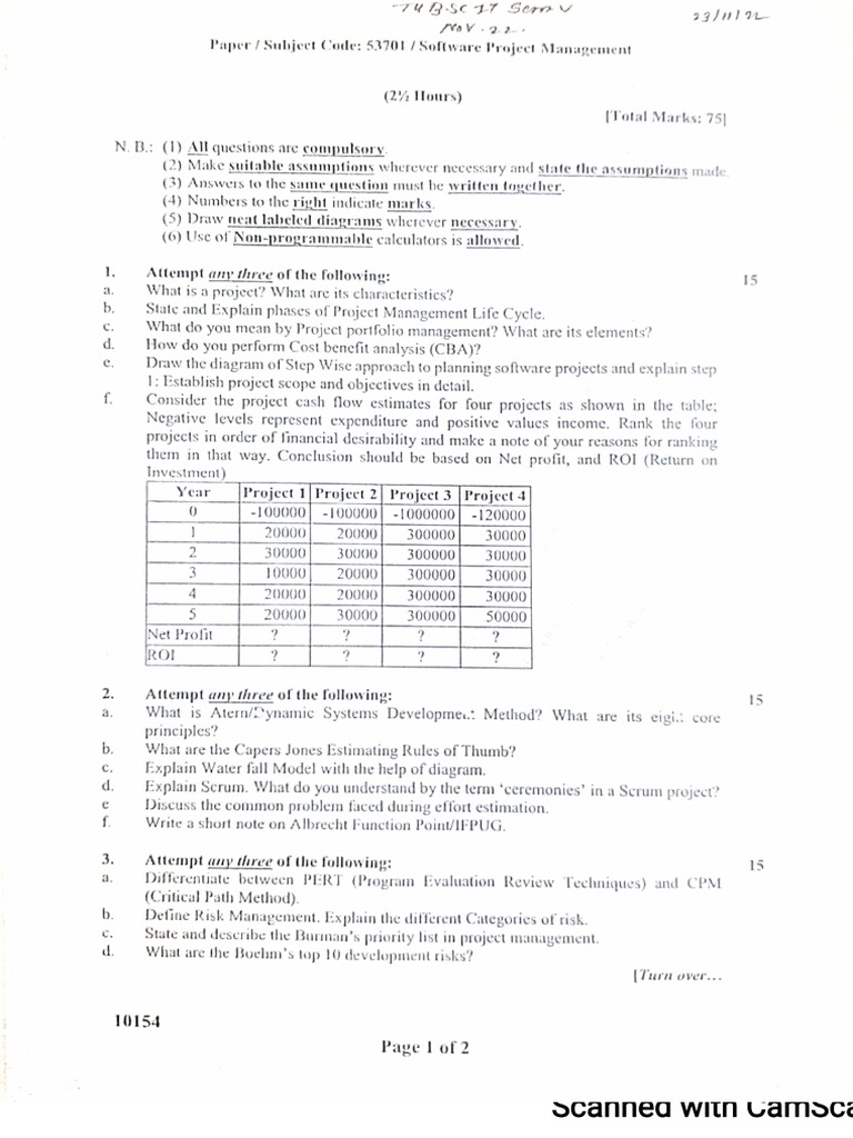 Software Project Management | PDF