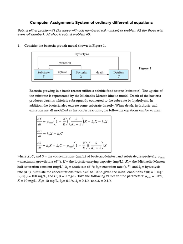 AssgnODes PDF | PDF | Applied And Interdisciplinary Physics | Chemistry