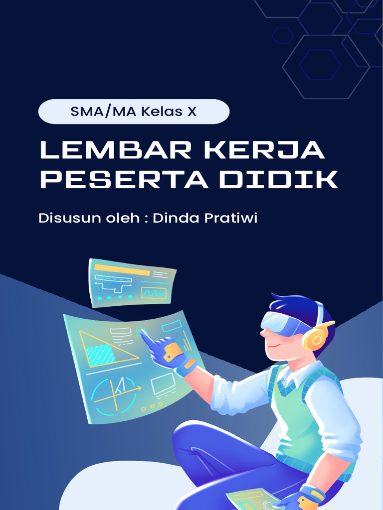 Modul Ajar Informatika Sampul Buku Biru Ilustratif | PDF