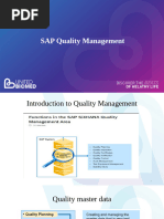 Sap Quality Management Master Data Tables | PDF | Data | Quality Management