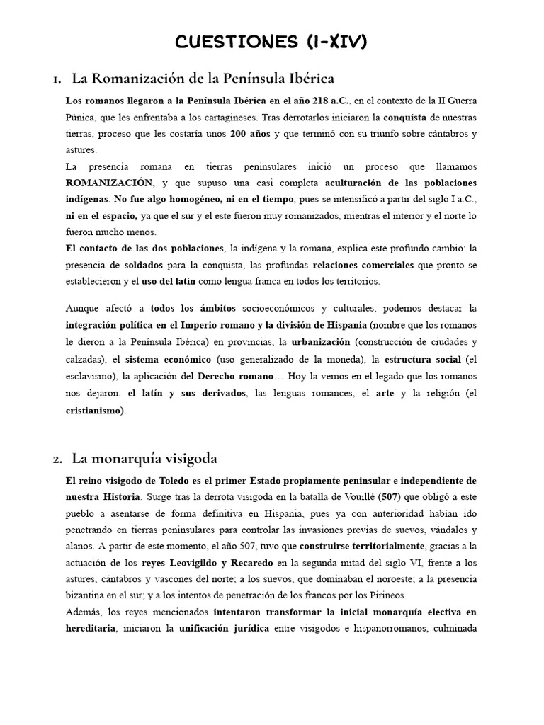 Cuestiones (I Xiv) | PDF | Imperio español | España