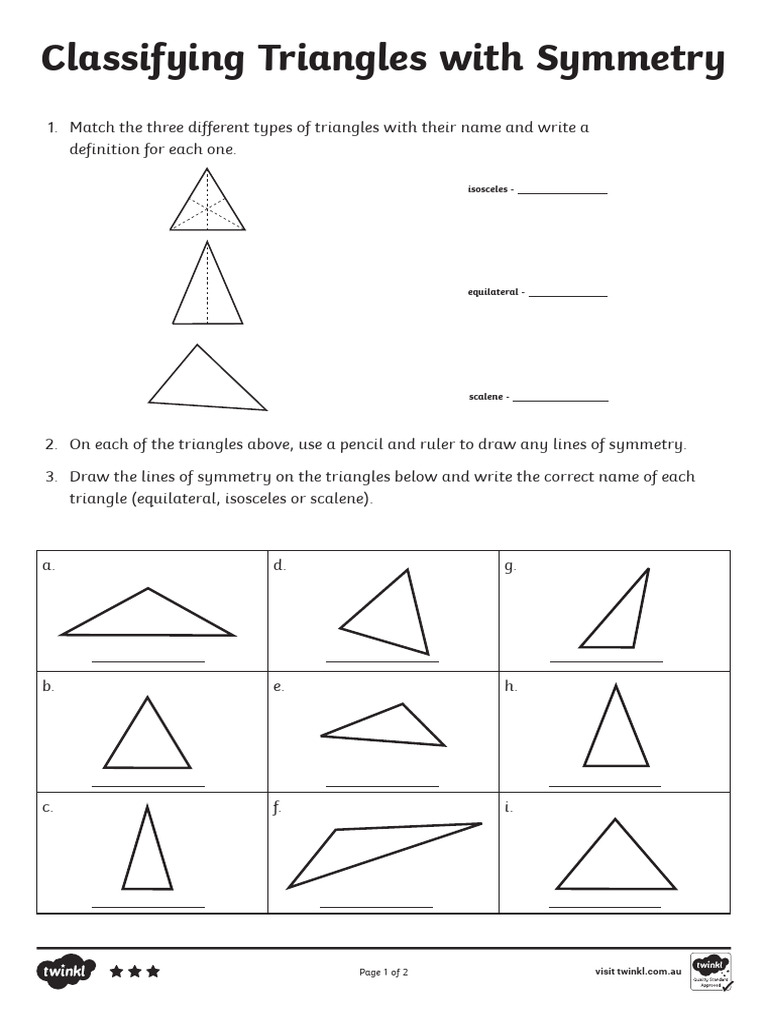 Classifying Triangles by Symmetry | PDF | Triangle | Symmetry