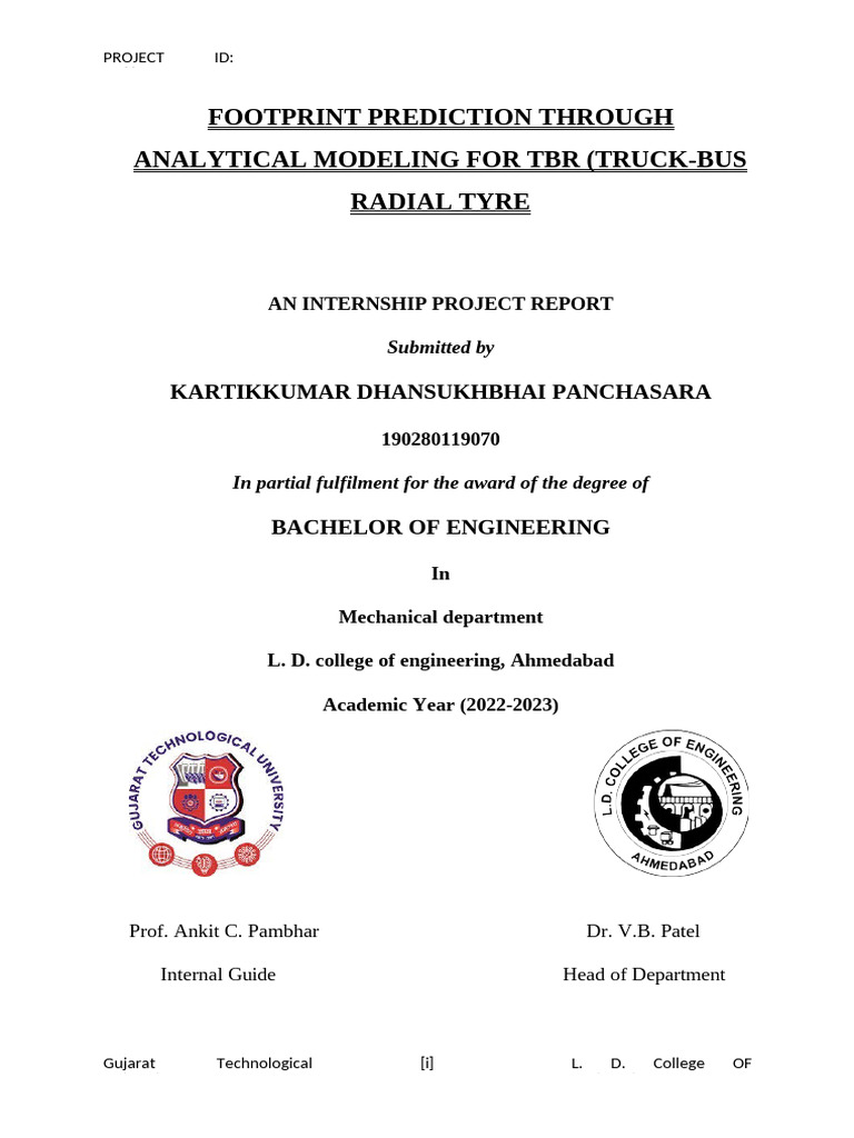 CEAT Internship Report - Kartik 1 | PDF | Artificial Neural Network | Artificial Intelligence