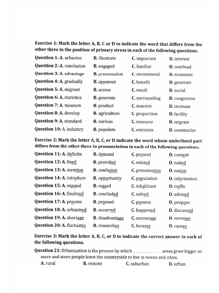Unit 2 - Urbanization | PDF