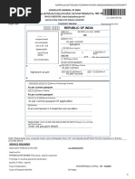 Indian Passport Sample Application | PDF | Passport | Biometrics