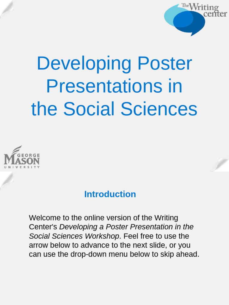 Developing Poster Presentations in Social Sciences | PDF | Typefaces | Page Layout