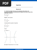 Problems and Exercises of The Hyperbola (With Solutions) | PDF ...
