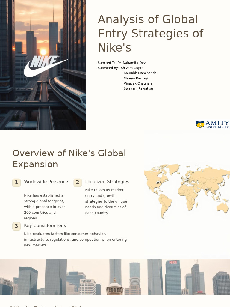 Nike's Global Expansion Strategies | PDF | Brand | Nike