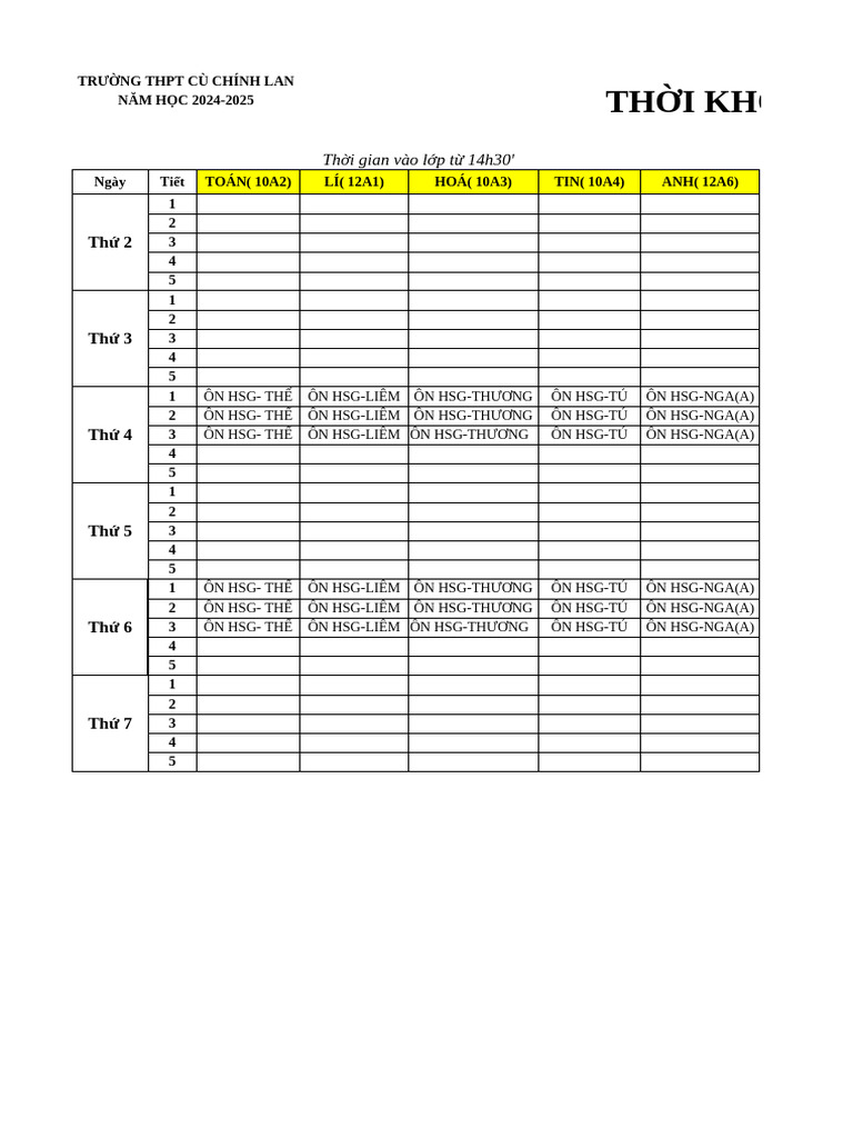 TKB Ôn HSG L P | PDF