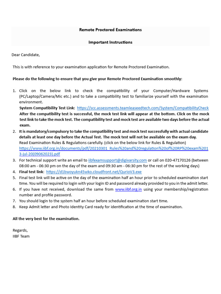 Important Instructions TL 091024 | PDF | Business | Computers