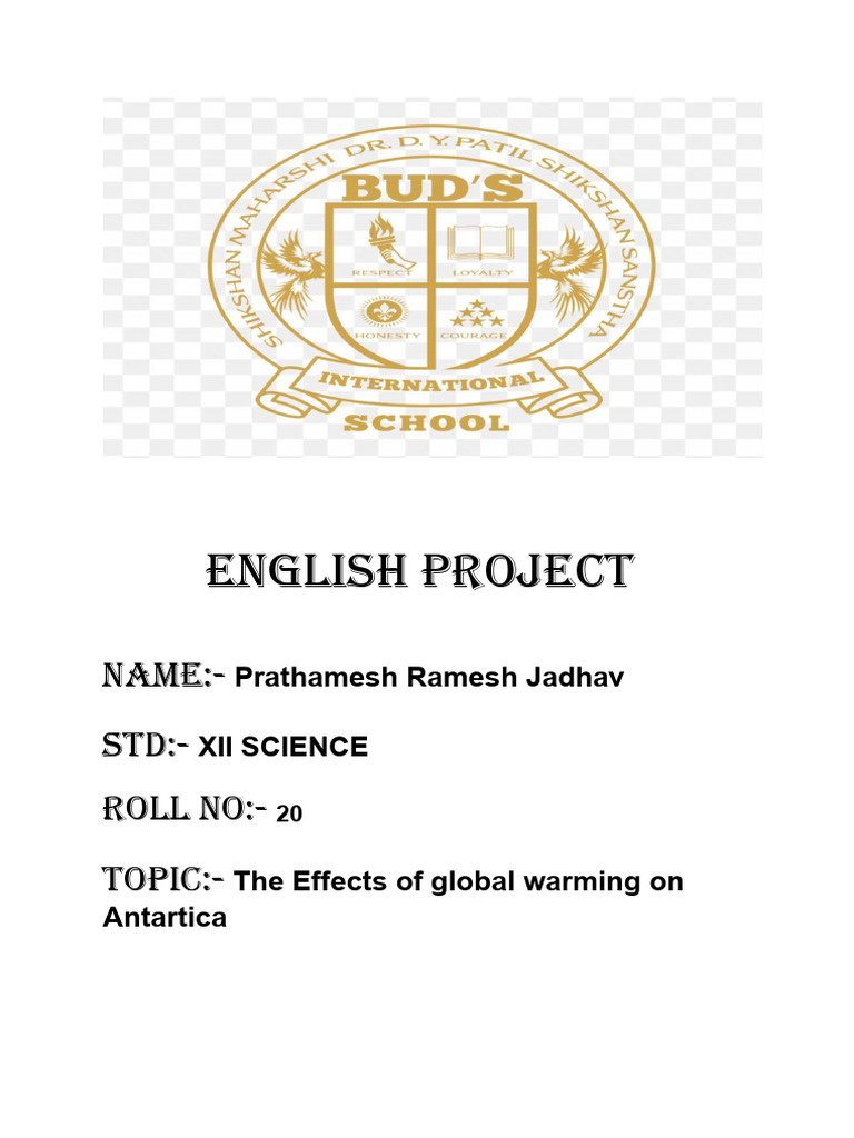 English Project Front Pages 2 | PDF