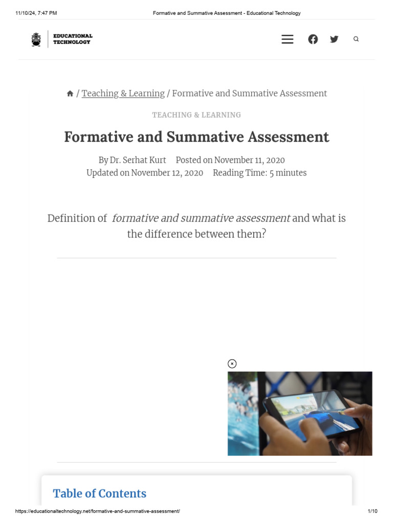Formative vs. Summative Assessment Guide | PDF | Educational Assessment ...