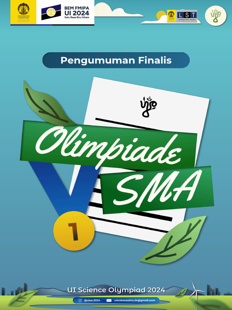 Finalis Olimpiade UI Science Olympiad 2024 | PDF
