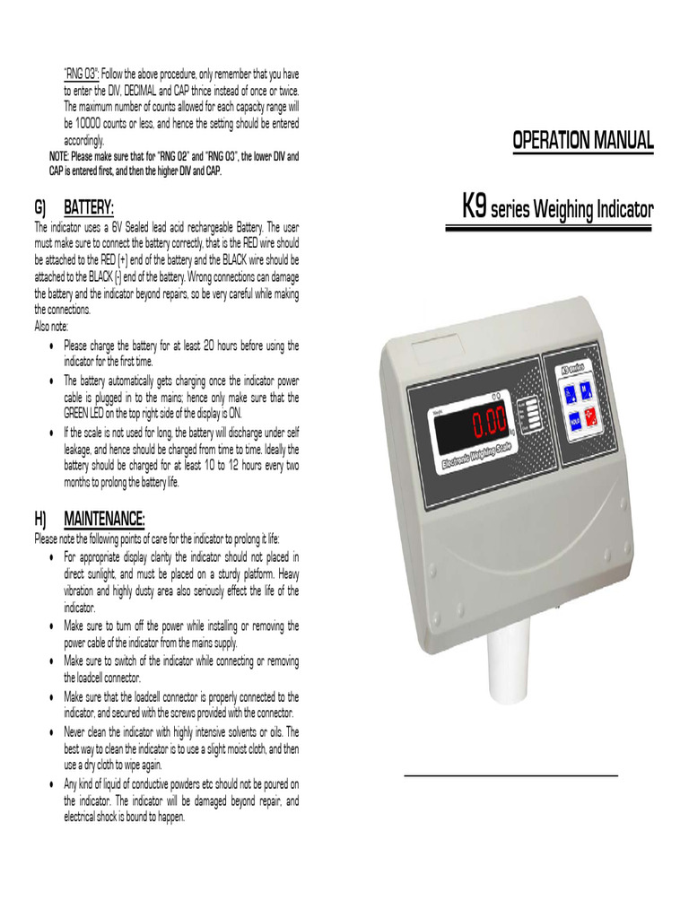 K9-Manual | PDF | Electrical Connector | Electrical Components