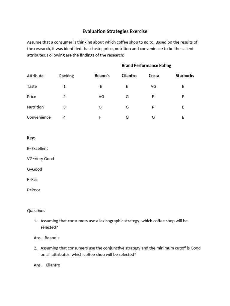 Evaluation Strategies Exercise | PDF