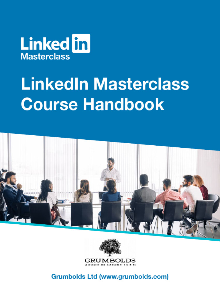 LinkedIn Masterclass Course Handbook | PDF | Linked In | Auction