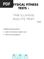 Illinois Agility Test | PDF