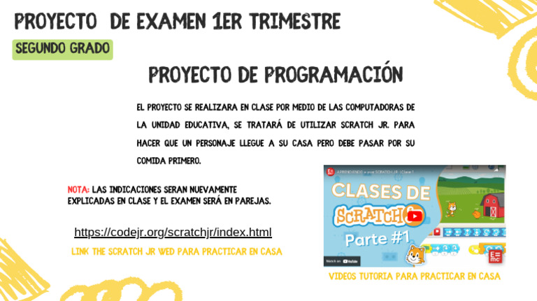 Proyecto Scratch Jr. para Segundo Grado | PDF
