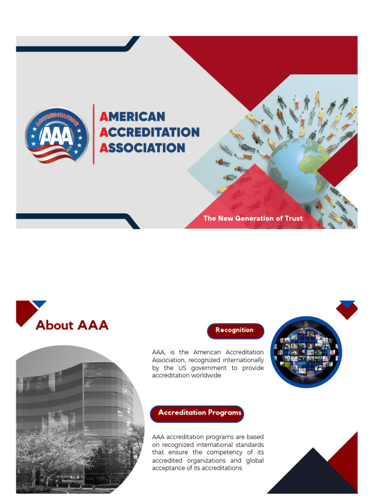 Global Accreditation by AAA | PDF | Certification