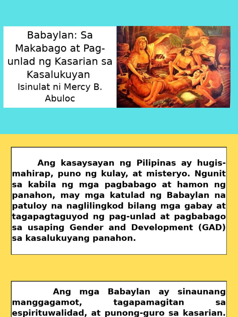 Babaylan at Gawain | PDF