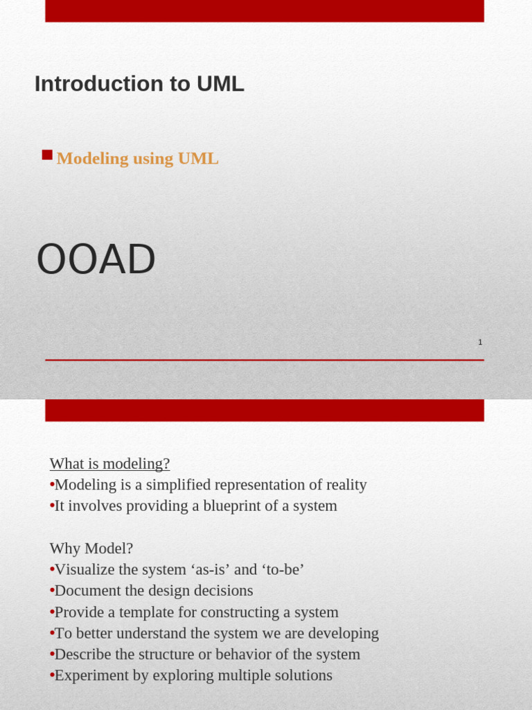 Introduction To Uml L3 | PDF | Unified Modeling Language | Conceptual Model