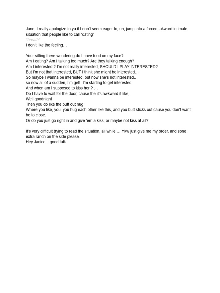 Barbizon Monologue | PDF | Self-Improvement