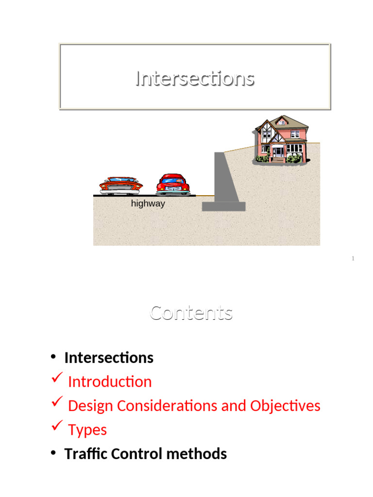 Chapter 4 Highway Intersection | PDF | Traffic | Intersection (Road)