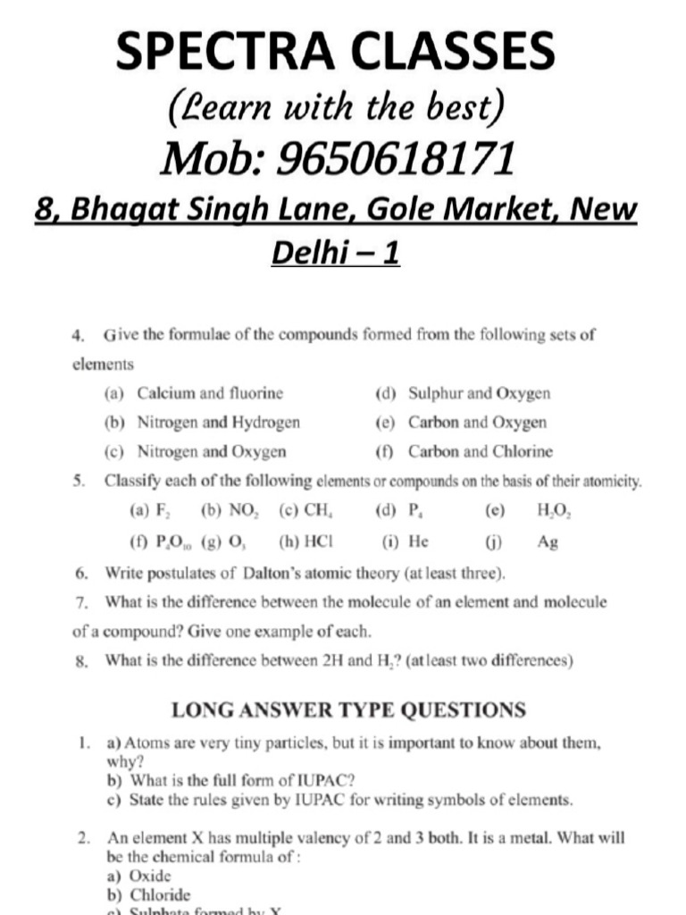 Ch 3 4 9th Chemistry Pdf