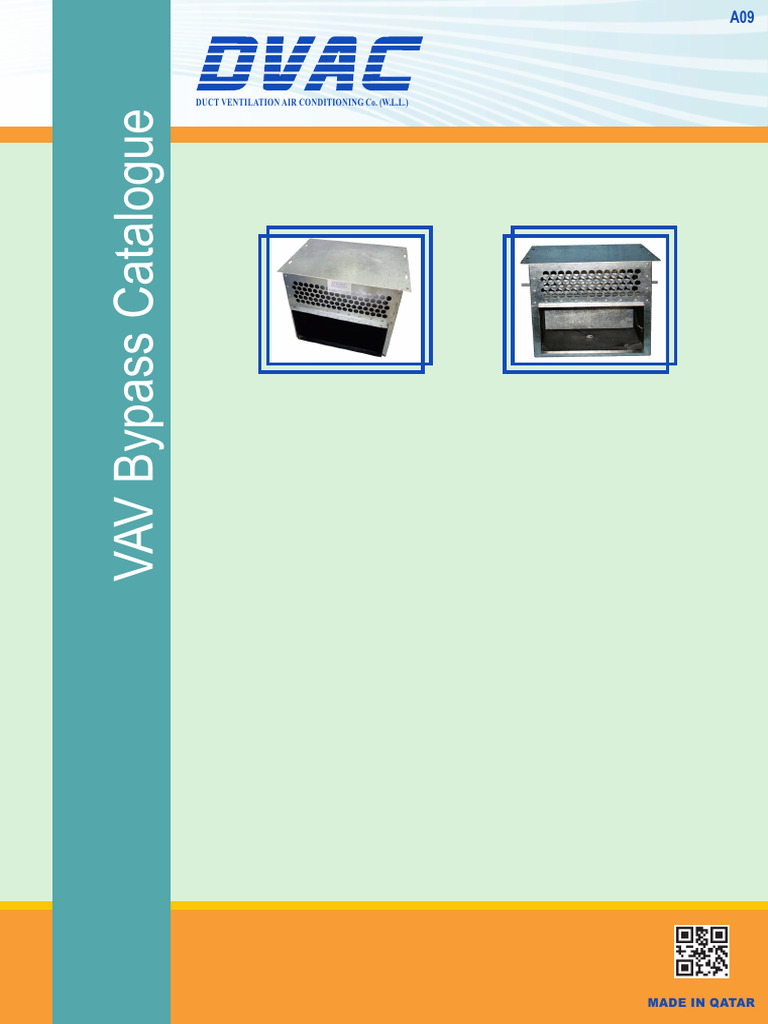 A09-VAV | PDF | Duct (Flow) | Manufactured Goods