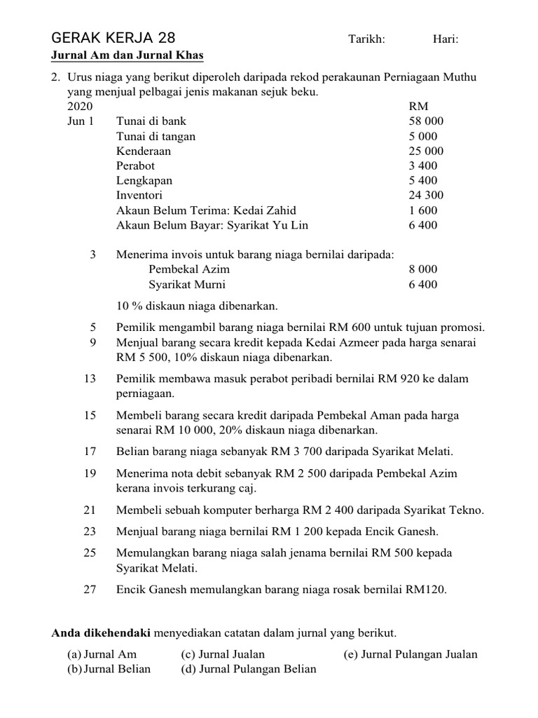 4 - Jurnal Am Dan Jurnal Khas | PDF