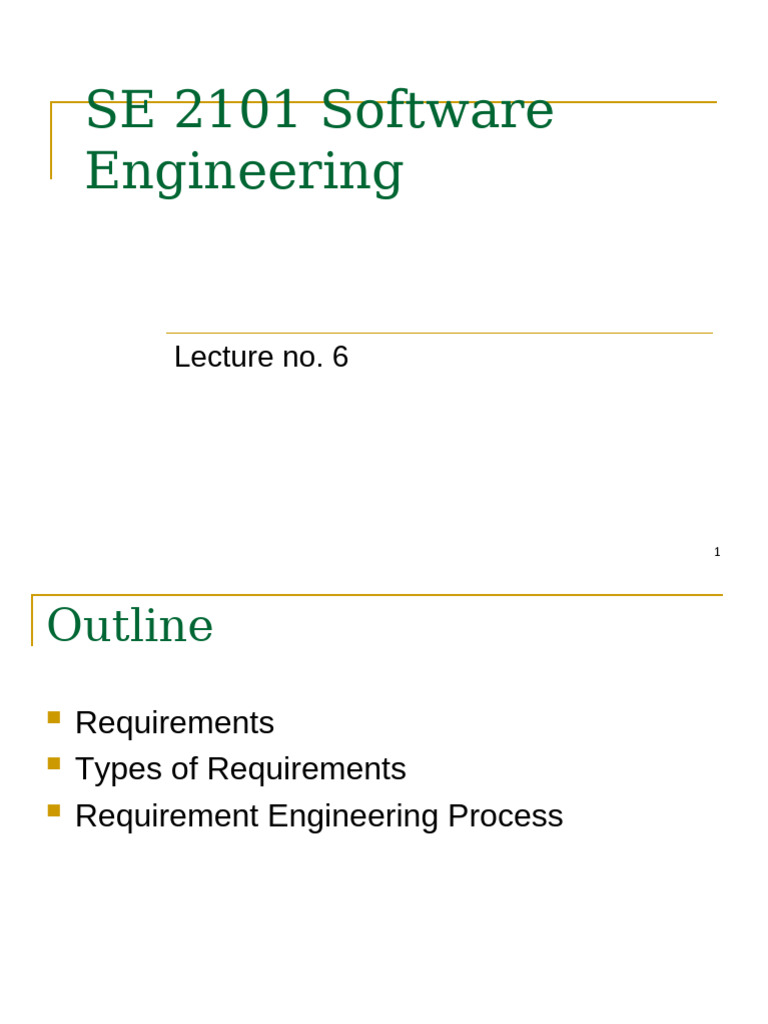 Lecture 6 Requirement Engineering Pdf Brainstorming Cognitive