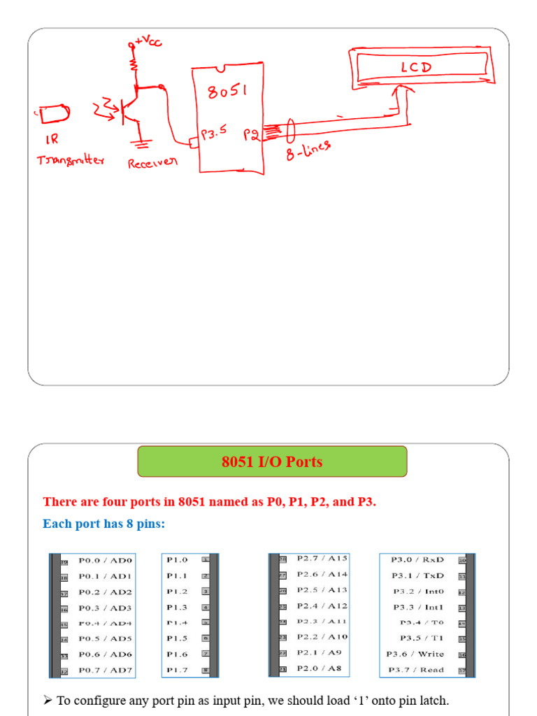 8051 Microcontroller Port Guide | PDF | Technology & Engineering