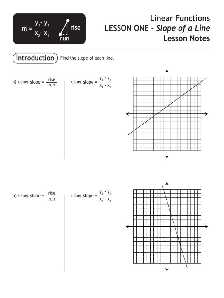 Mathematics 10C - (Line Slop) Workbook - PDF GG (1) - Removed | PDF ...