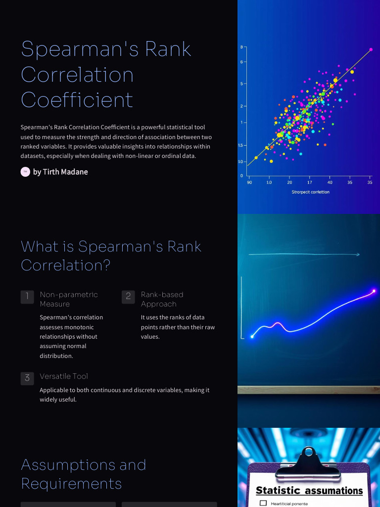 I Am Sharing 'Spearmans-Rank-Correlation-Coefficient' With You | PDF ...