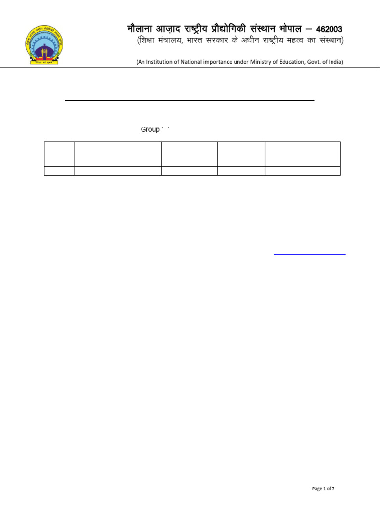 MANIT Superintendent Notice 2024 | PDF | Career & Growth | Business