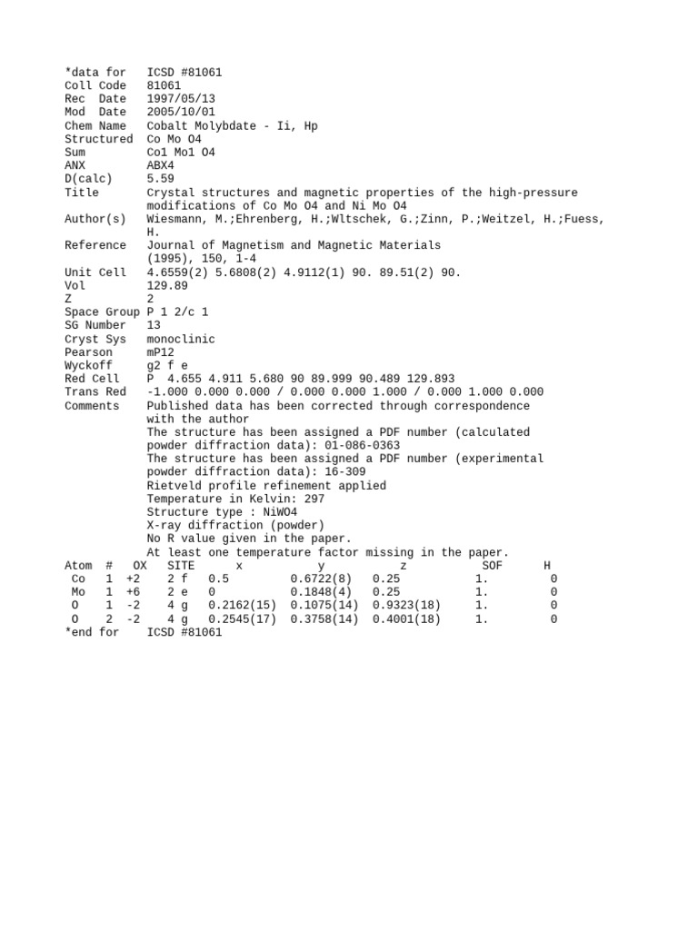 ICSD#81061 | PDF