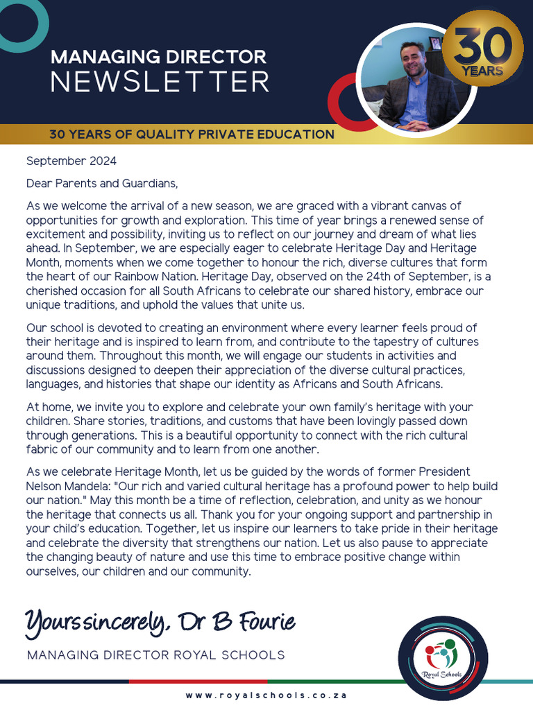Royals - CEO Newsletter Sept 2024 | PDF | Travel