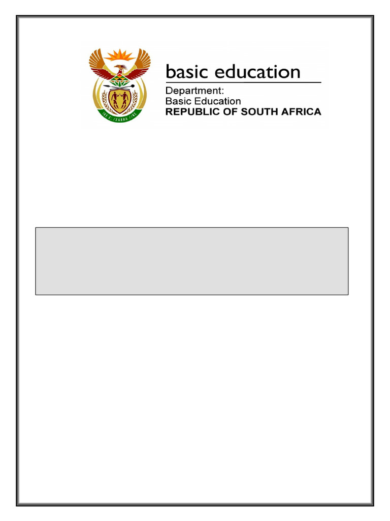 Sesotho HL P1 May-June 2019 | PDF | Language Arts & Discipline ...