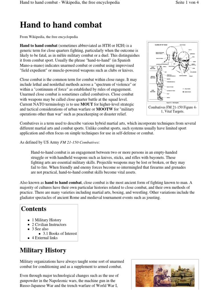 Hand to Hand Combat[1] | National Security | Politics