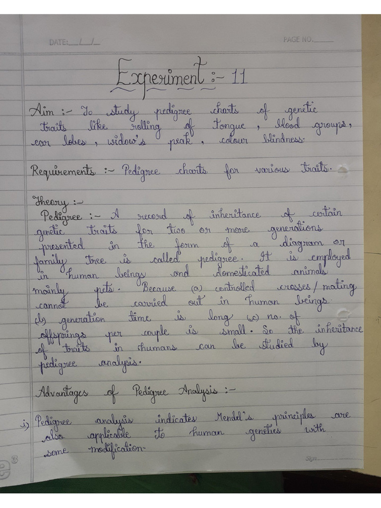 Experiment No.11 Biology | PDF