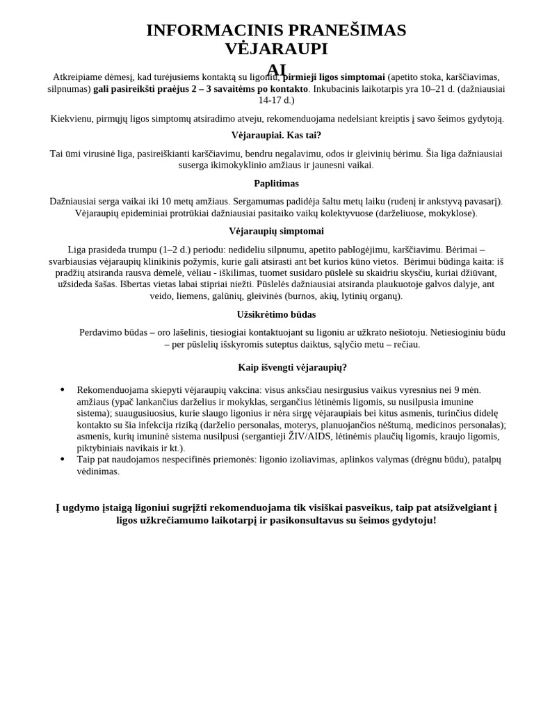 Informacinis+pranešimas Vėjaraupiai 2022 | PDF