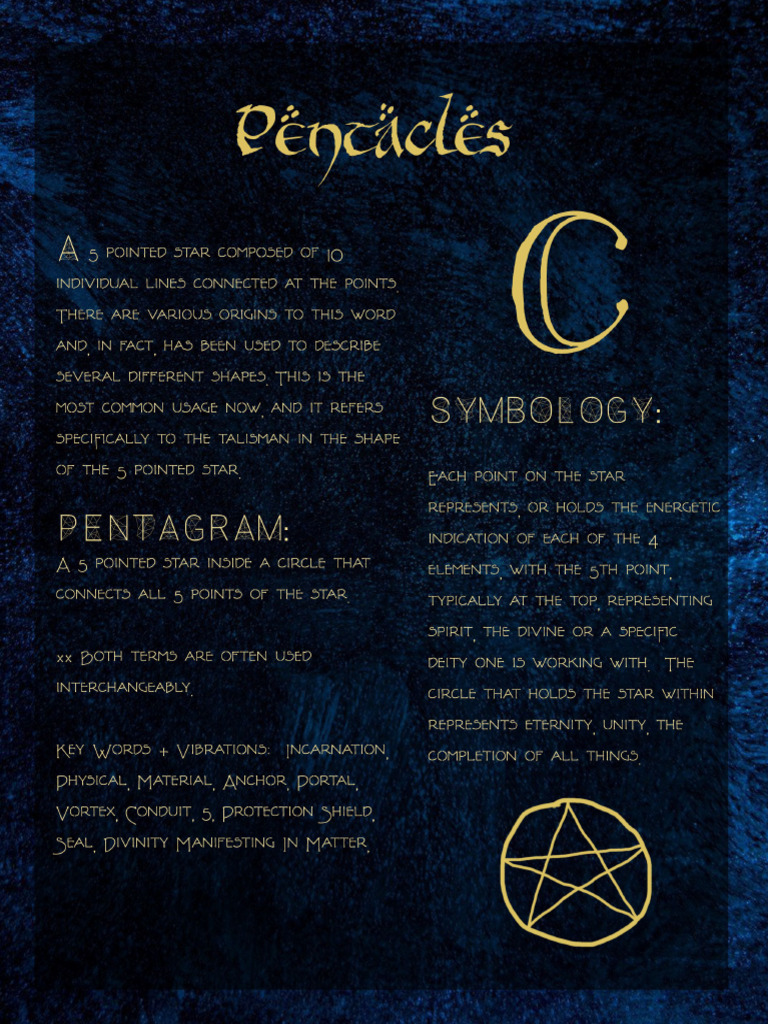 1BOS SYMBOLS Pentacles 1 | PDF