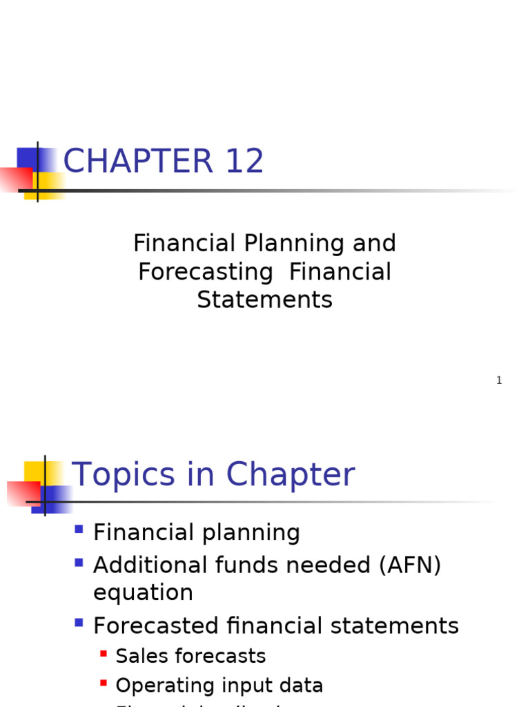 Fin Planning & Forecasting | PDF | Share Repurchase | Economies
