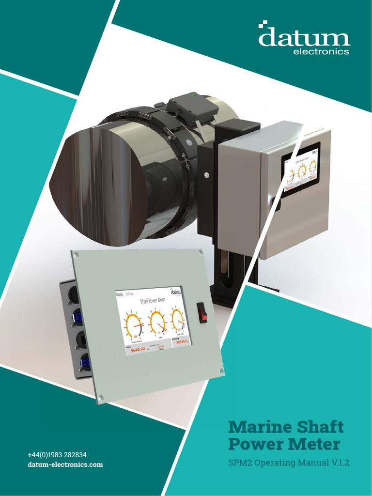 Datum - Shaft Power Meter Operating Manual v.1.2-V2 | PDF | Legal ...