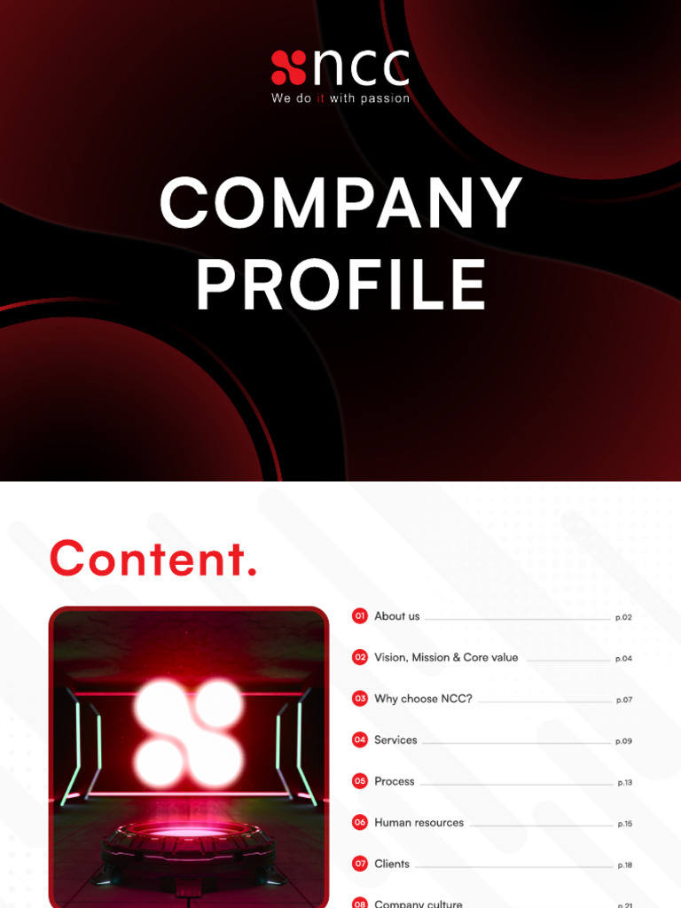 NCC Profile_ver 2 | PDF | Internet Of Things | Cloud Computing