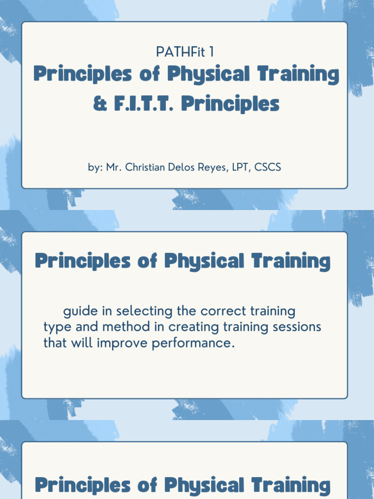 Pathfit 1 Fundamentals | PDF | Strength Training | Aerobic Exercise