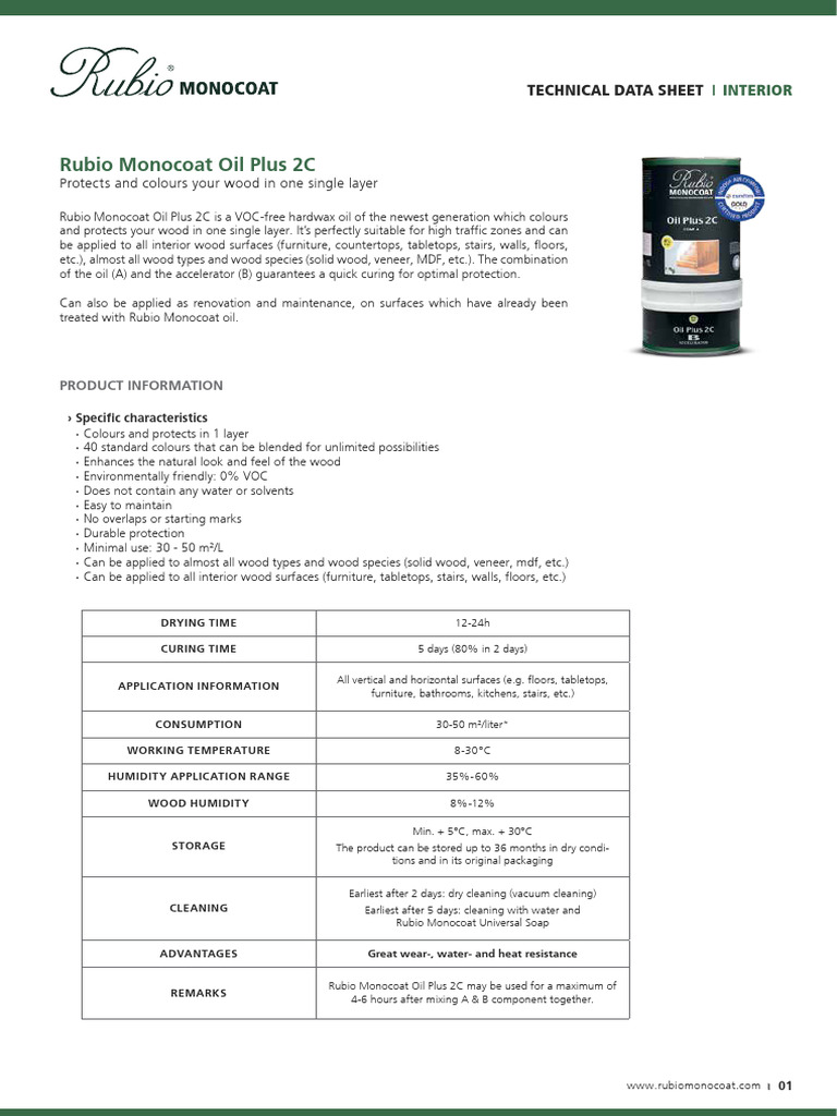 Rubio Monocoat - | PDF | Wood | Water