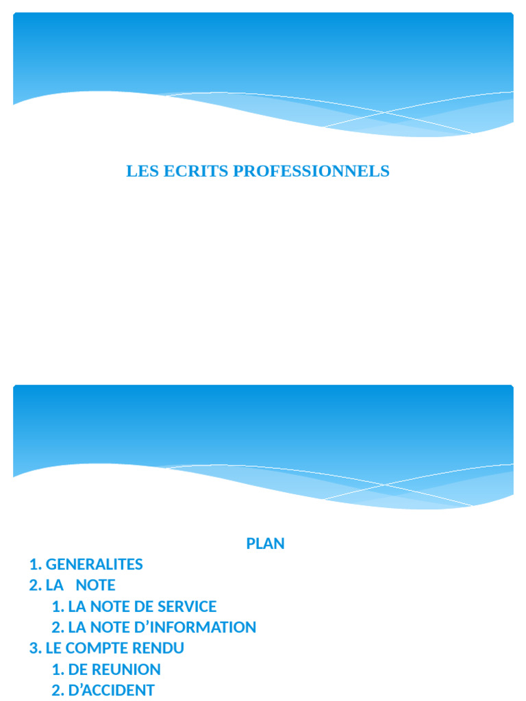 Production de Documents 1 | PDF